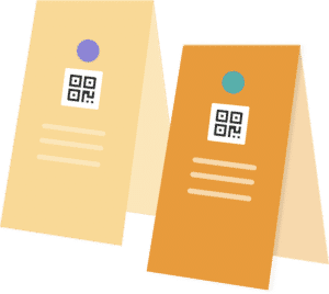 Everything about QR codes on table tents • QR Code Kit